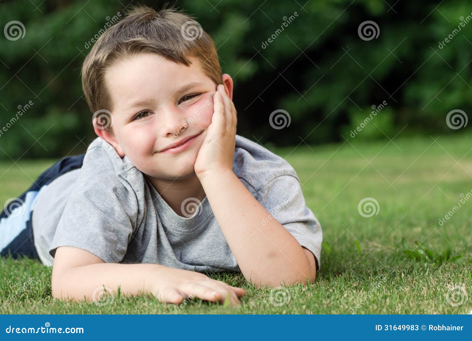 Summer Portrait of Young Child Stock Image - Image of single, childhood ...