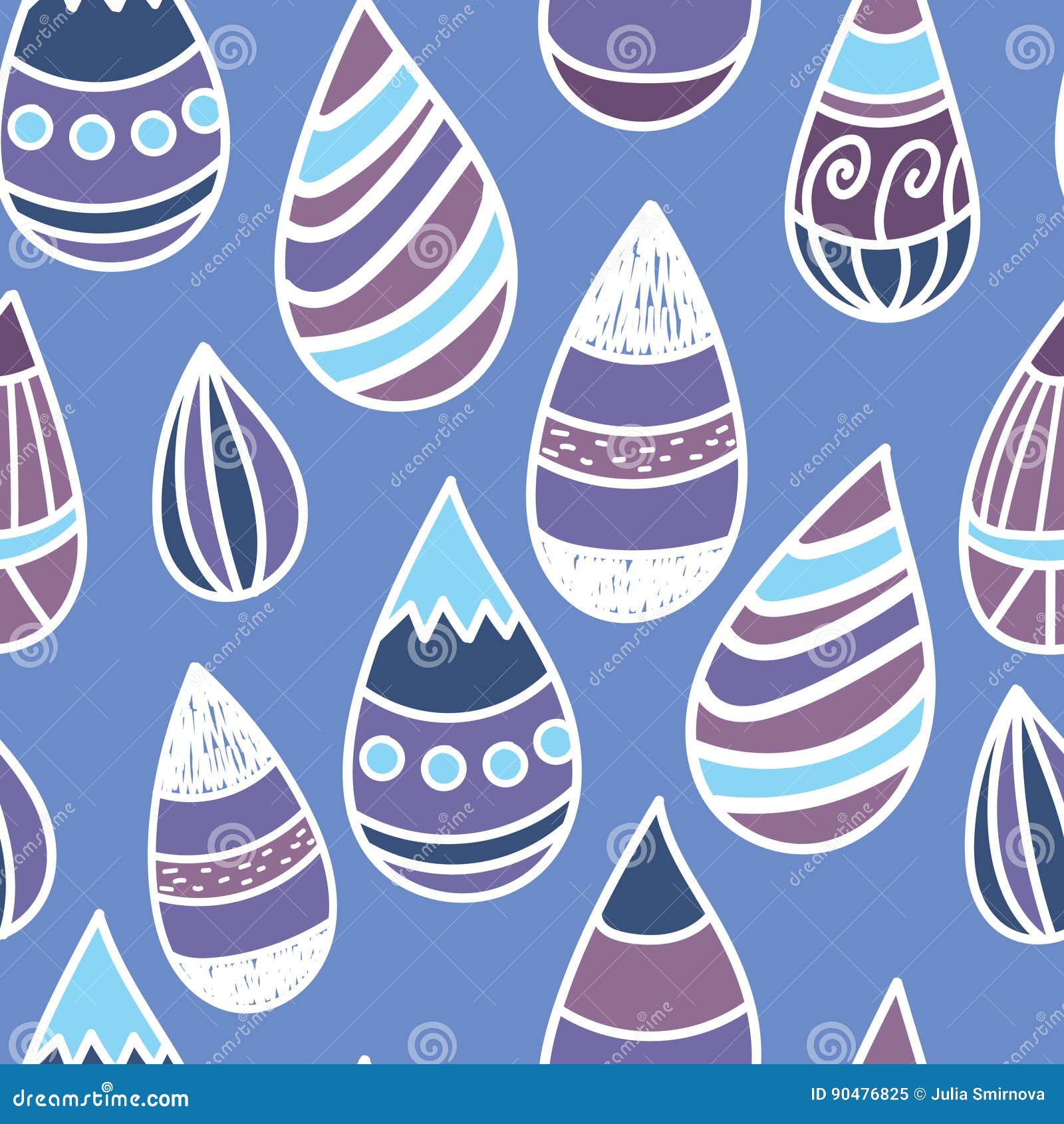 Summer rain stock vector. Illustration of element, doodle - 90476825