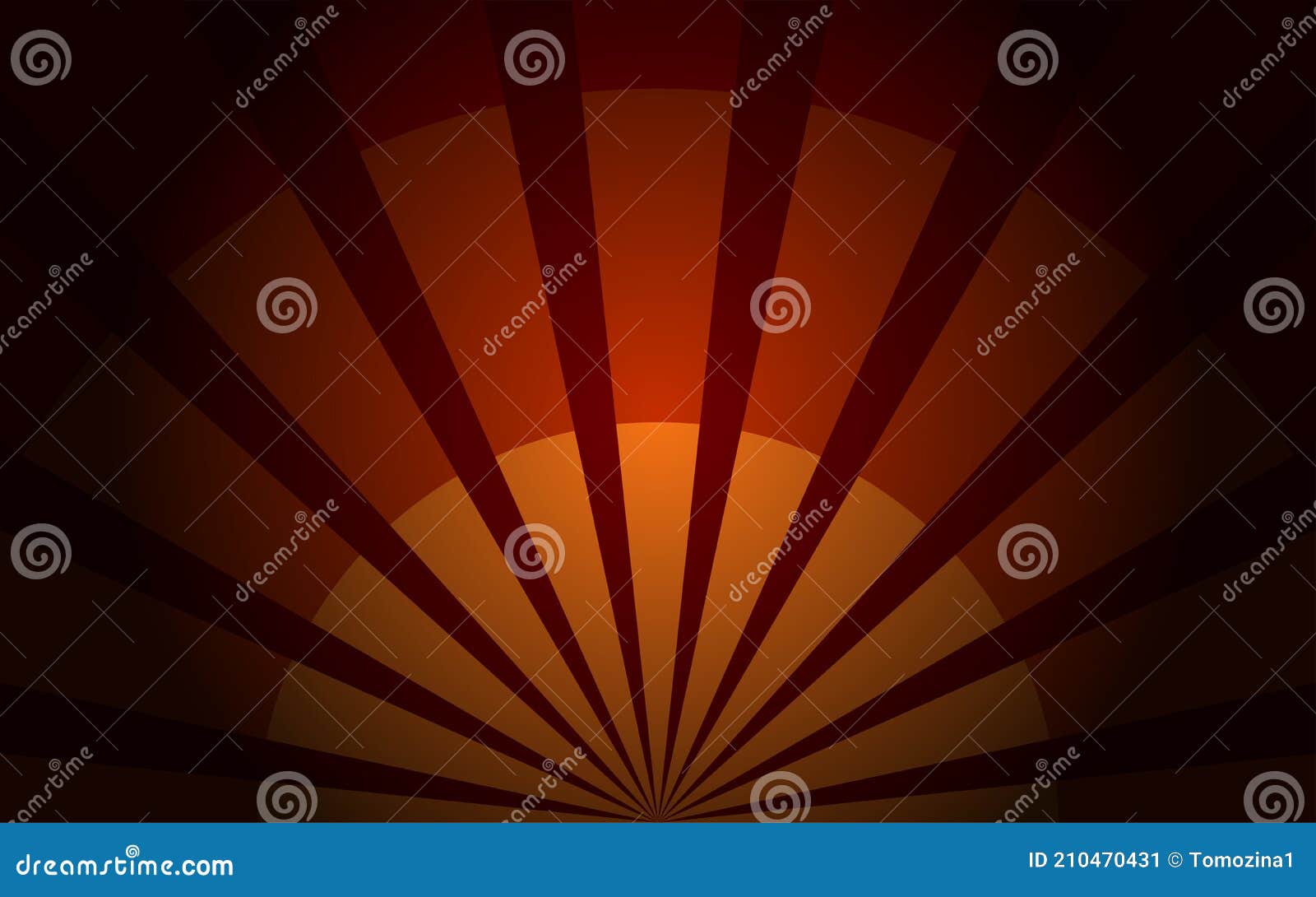 Summer Rays Background. Banner for Circus Poster Stock Illustration ...
