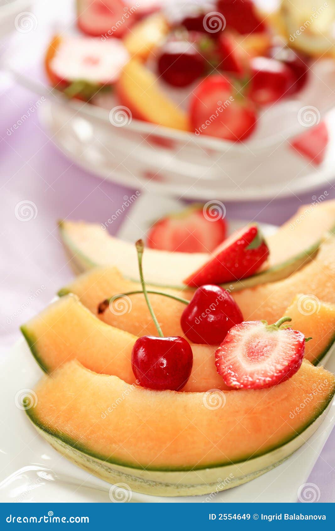 Summer refreshment stock image. Image of cherry, afters - 2554649