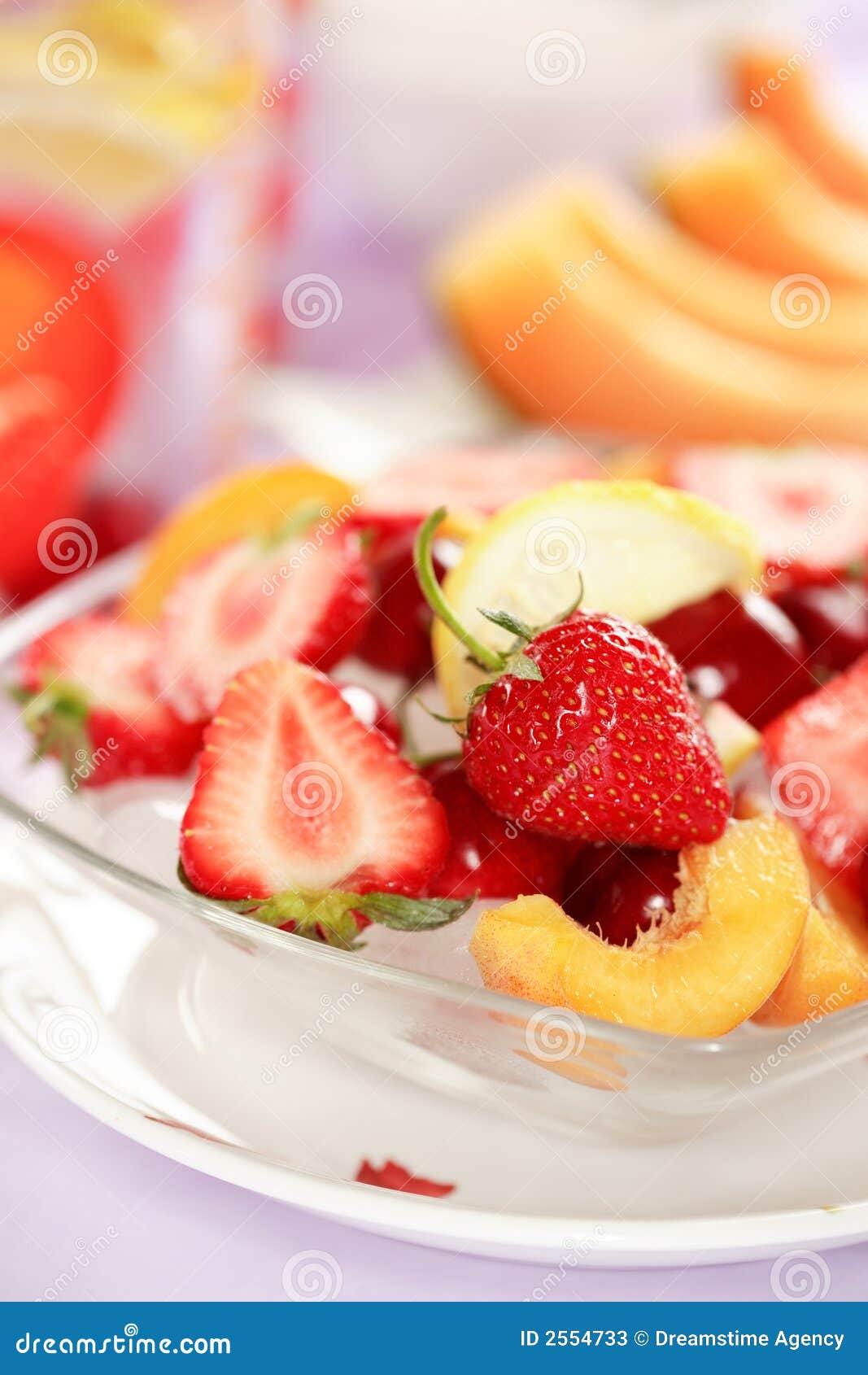 Summer refreshment stock image. Image of dessert, berries - 2554733