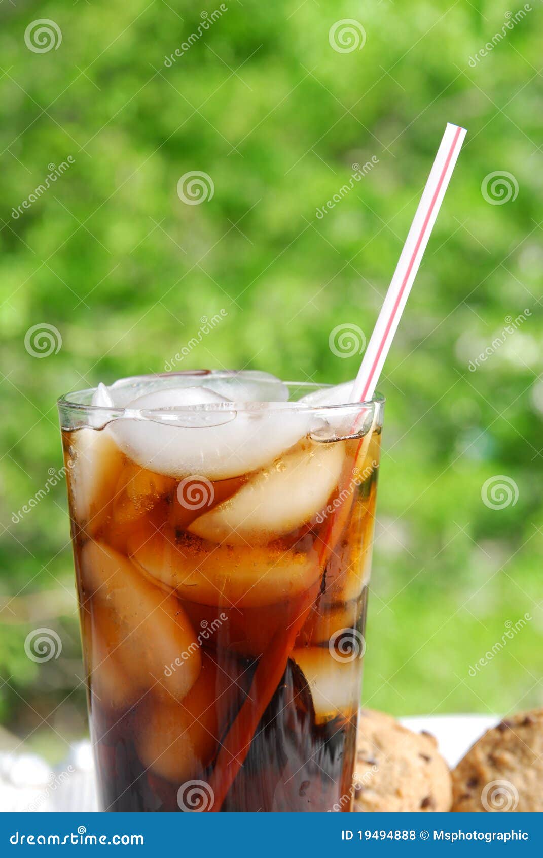 Summer Refreshments Served Outdoors Stock Photo - Image of alcoholic ...
