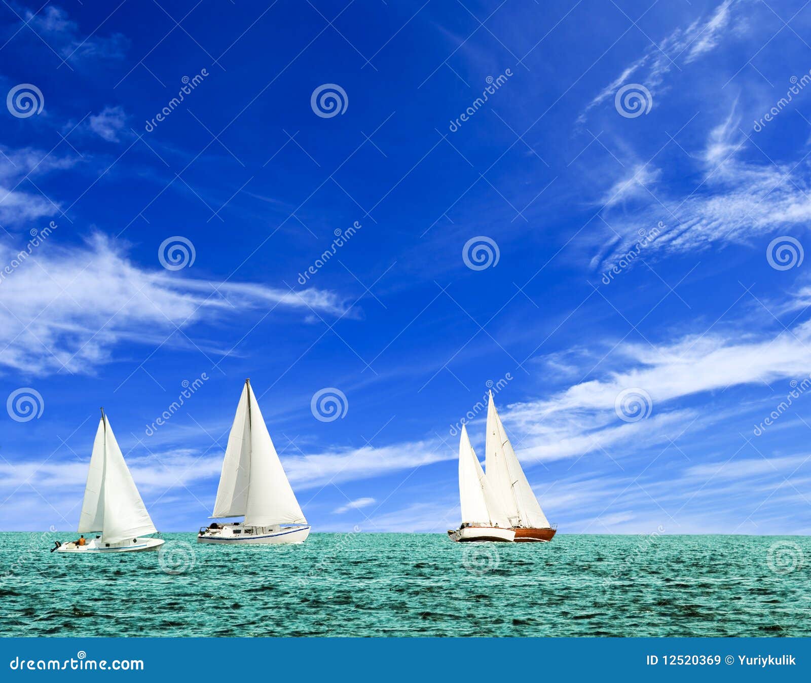 Summer regatta stock image. Image of ship, expedition - 12520369