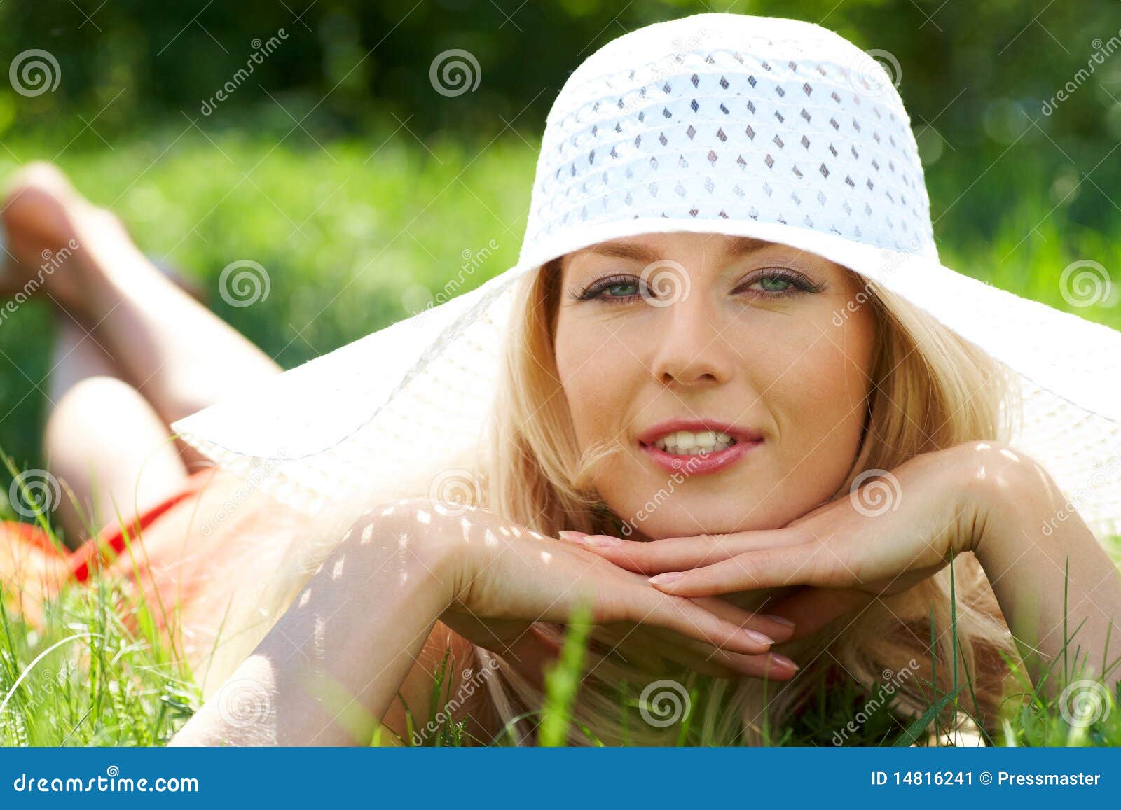 Summer rest stock image. Image of person, blonde, lovely - 14816241