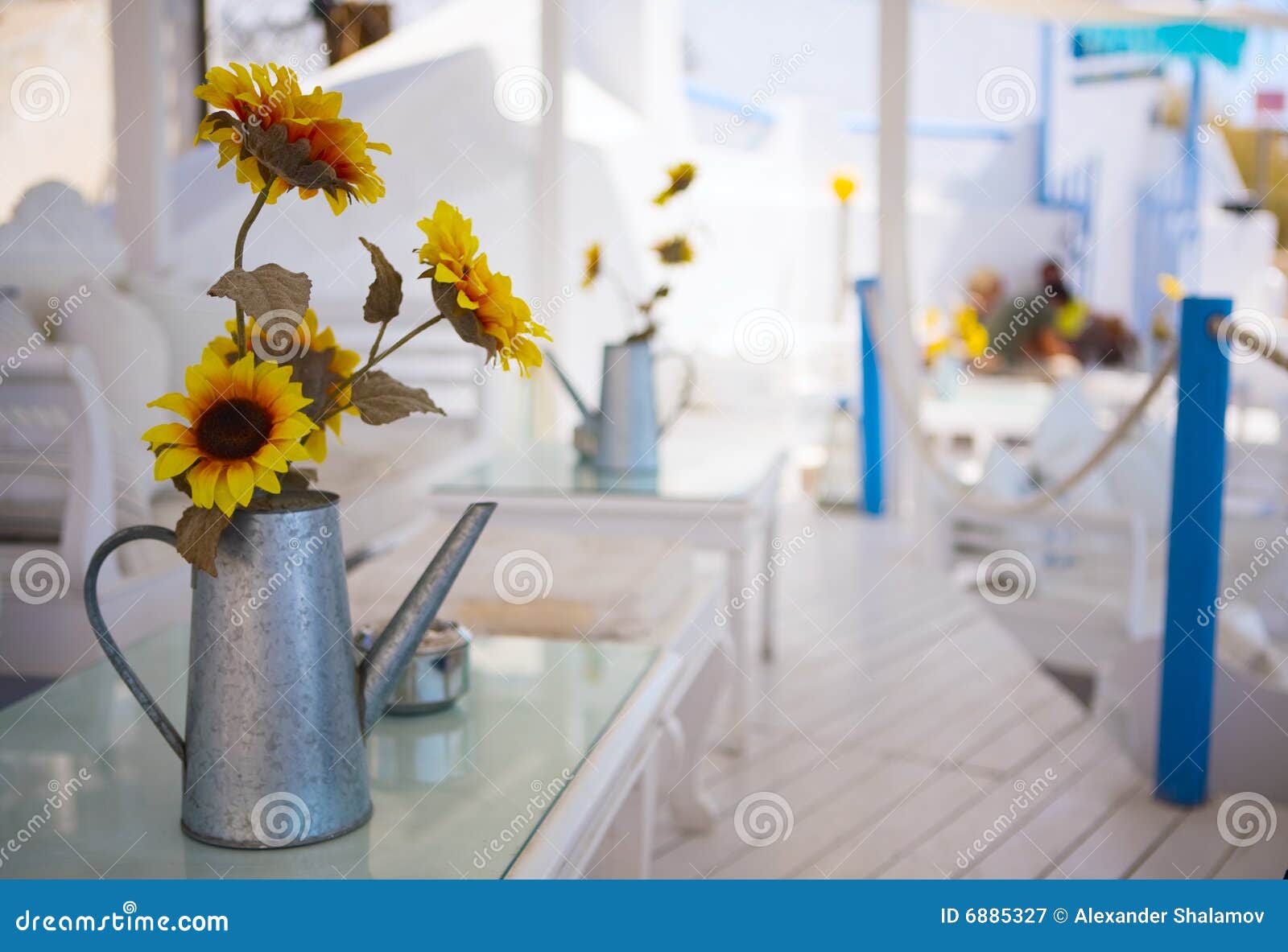 Summer restaurant stock image. Image of cafe, house, room - 6885327