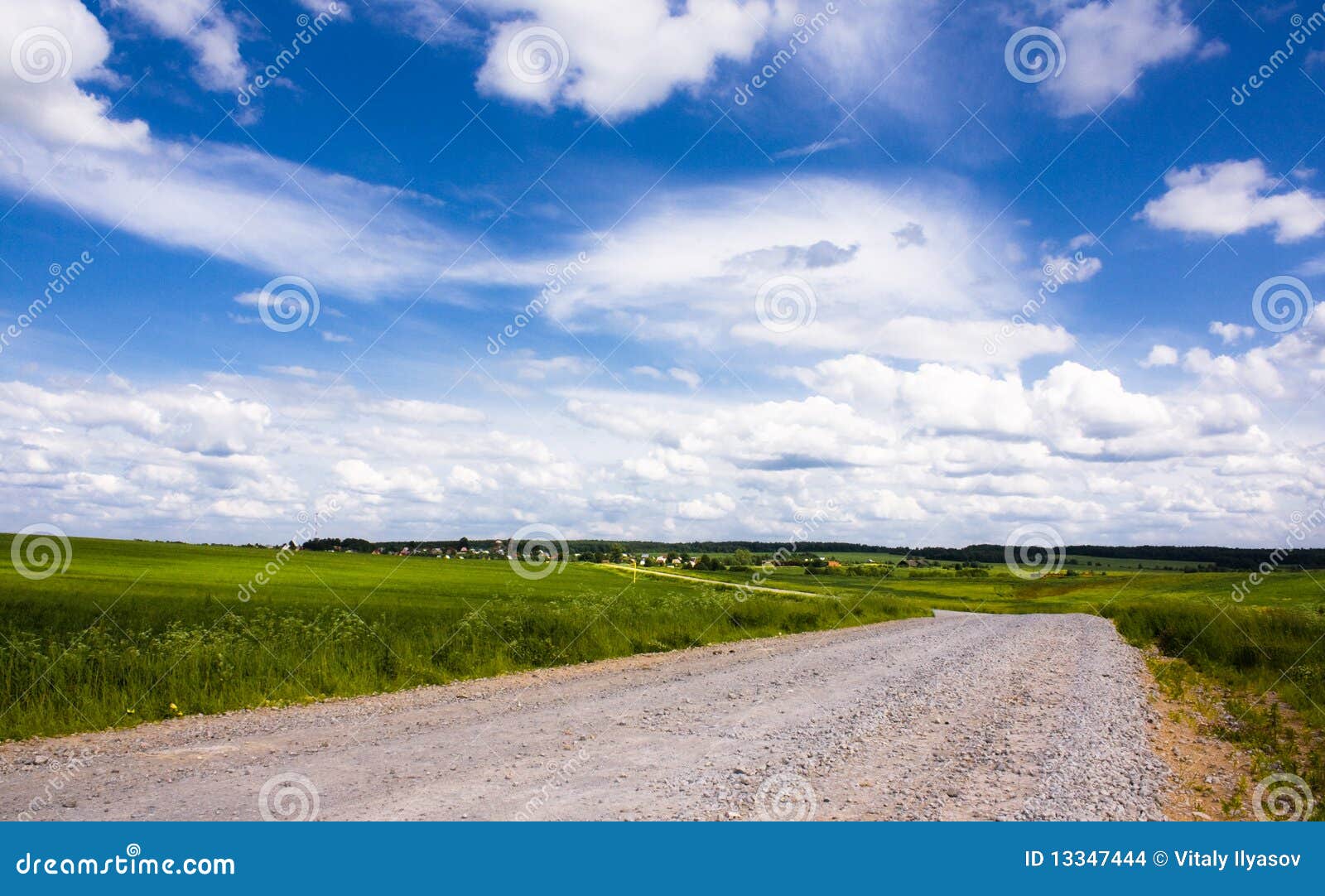 Summer road stock photo. Image of dirt, sand, drive, rural - 13347444