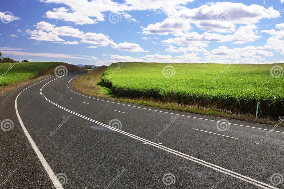 Summer Road stock image. Image of highway, scenery, roadtrip - 1522989