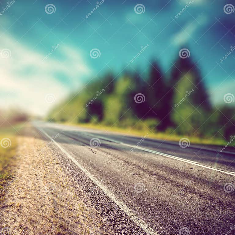 Summer road background stock photo. Image of motion - 278718780