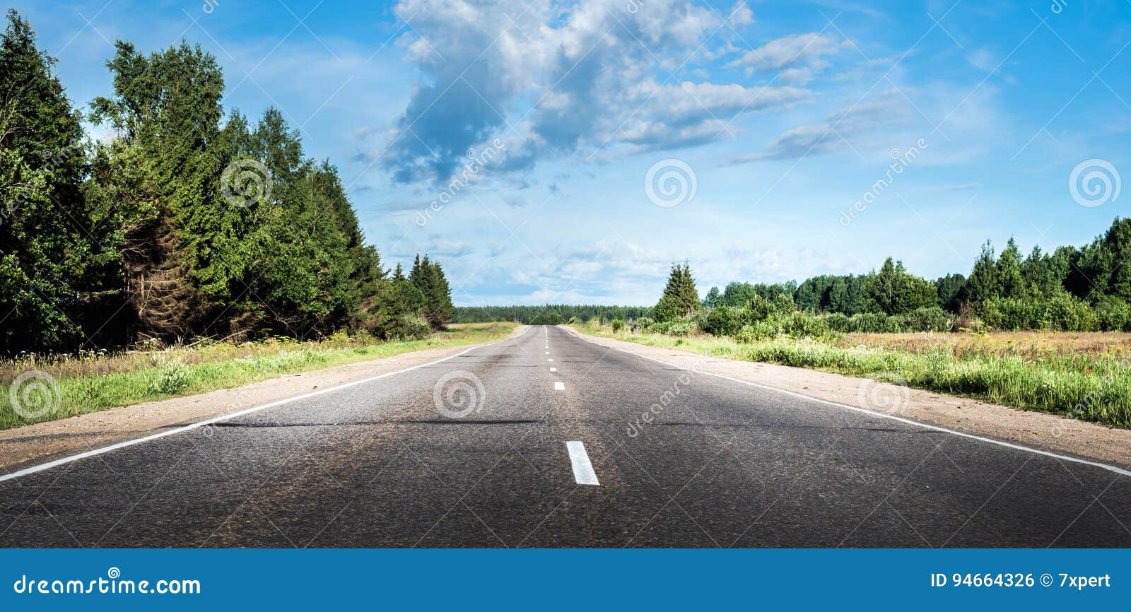 Summer road stock photo. Image of outdoor, distant, travel - 94664326