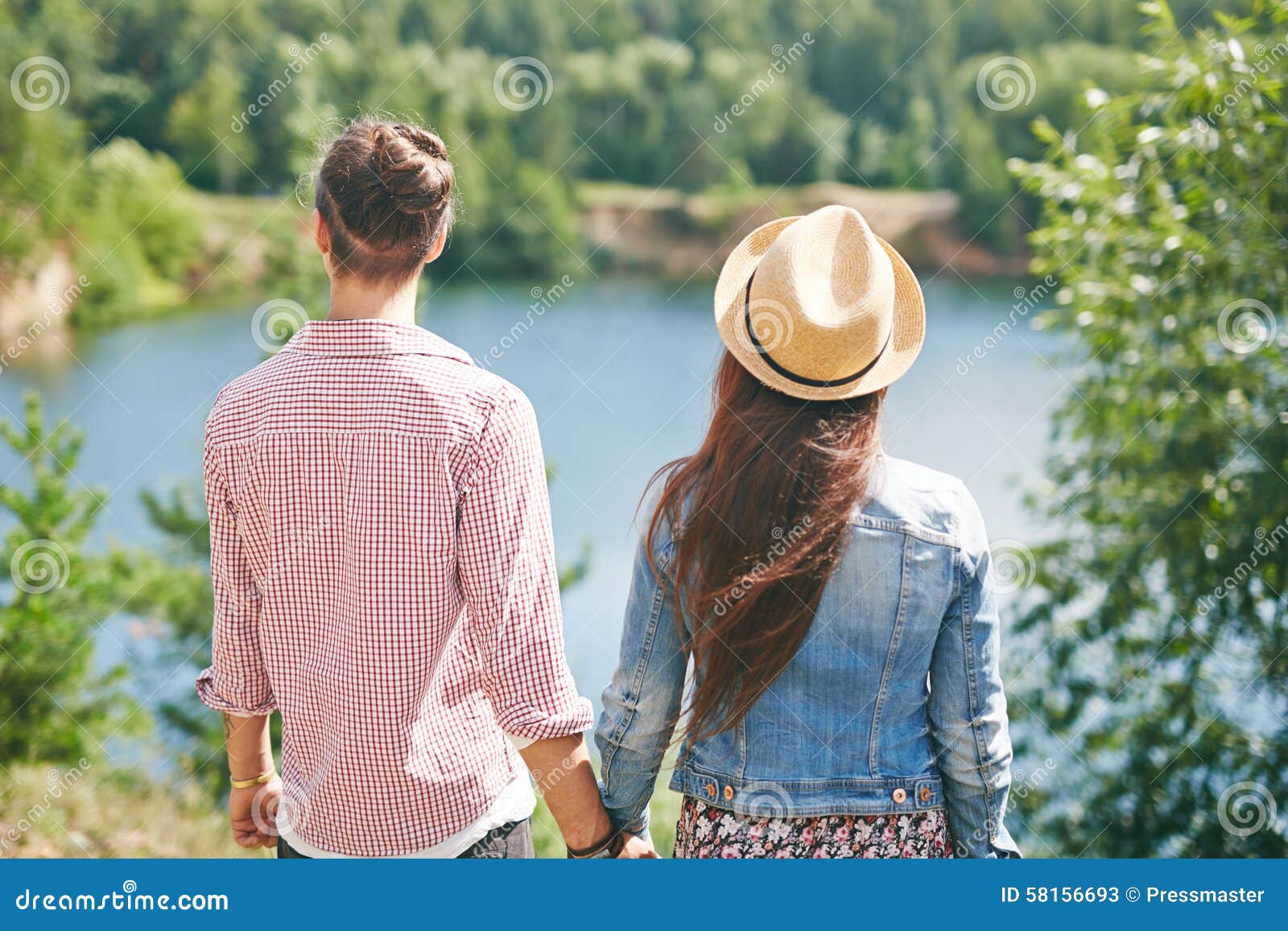 Summer romance stock image. Image of dates, rural, young - 58156693