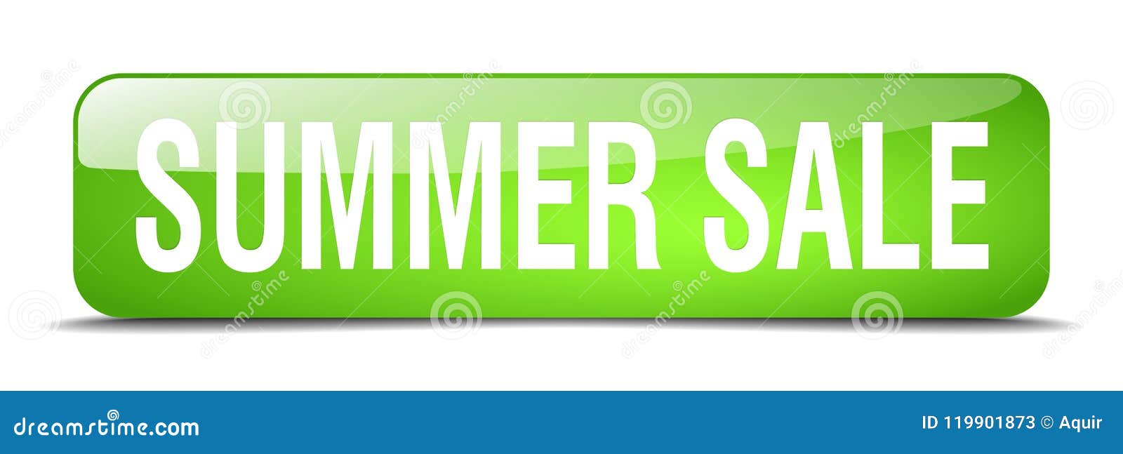 Summer sale button stock vector. Illustration of threedimensional ...