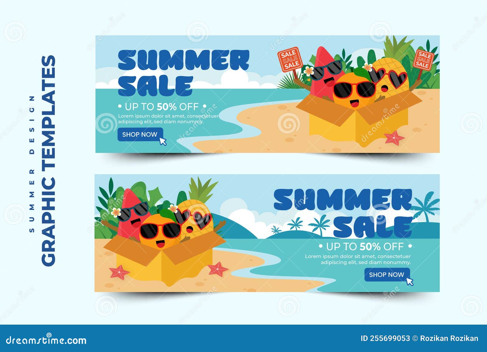 Summer Sale Graphic Template Easy To Customize Simple and Elegant ...