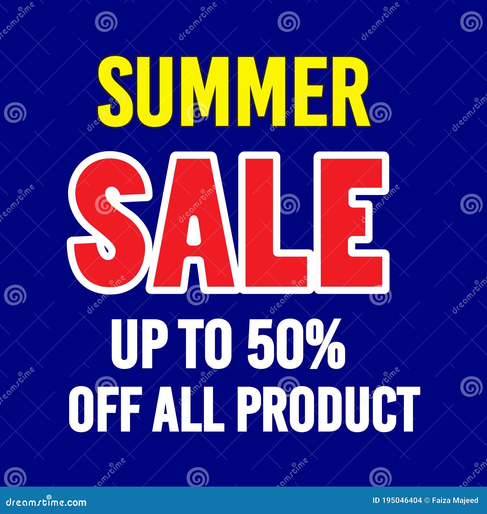 Summer Sale Signs Banner in Vector Template Stock Vector - Illustration ...