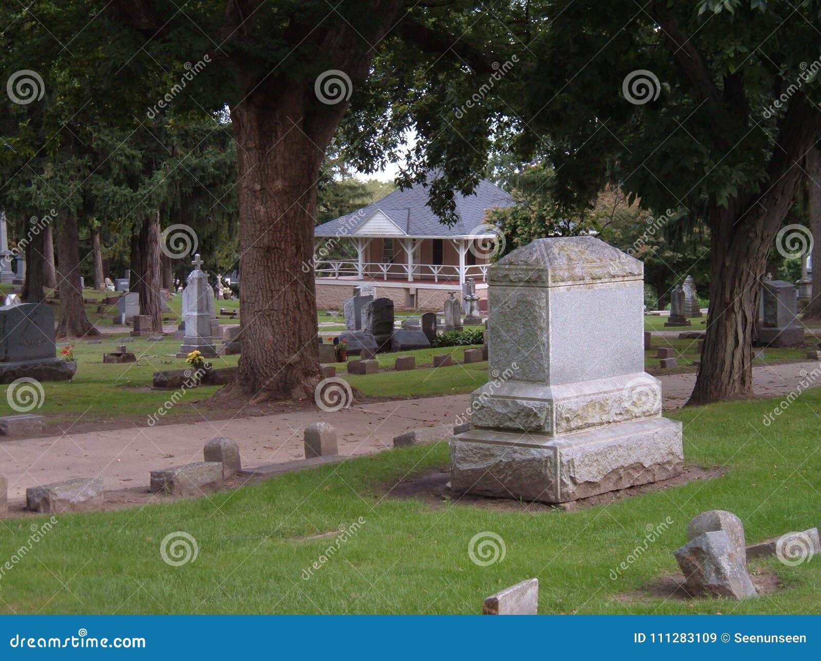 Cemetery stock image. Image of broken, crucifix, dashed - 111283109