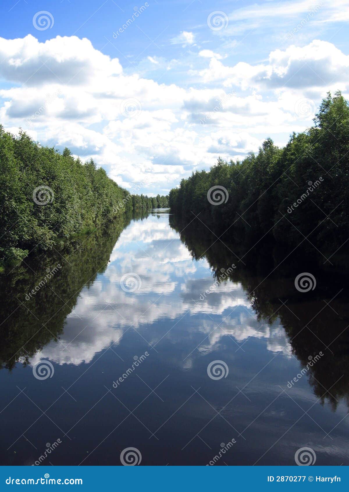 Summer scenery stock image. Image of river, stream, scenery - 2870277