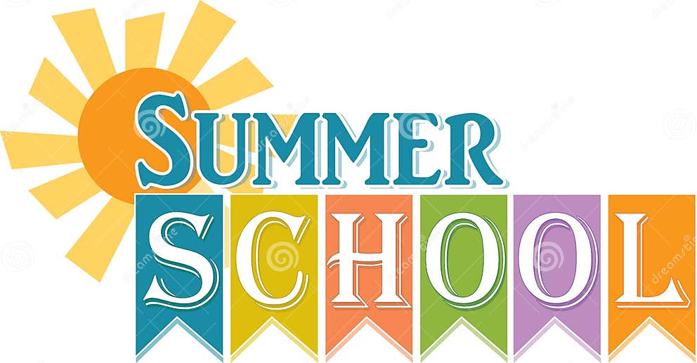 Summer School Logo with Sun Stock Vector - Illustration of catch ...