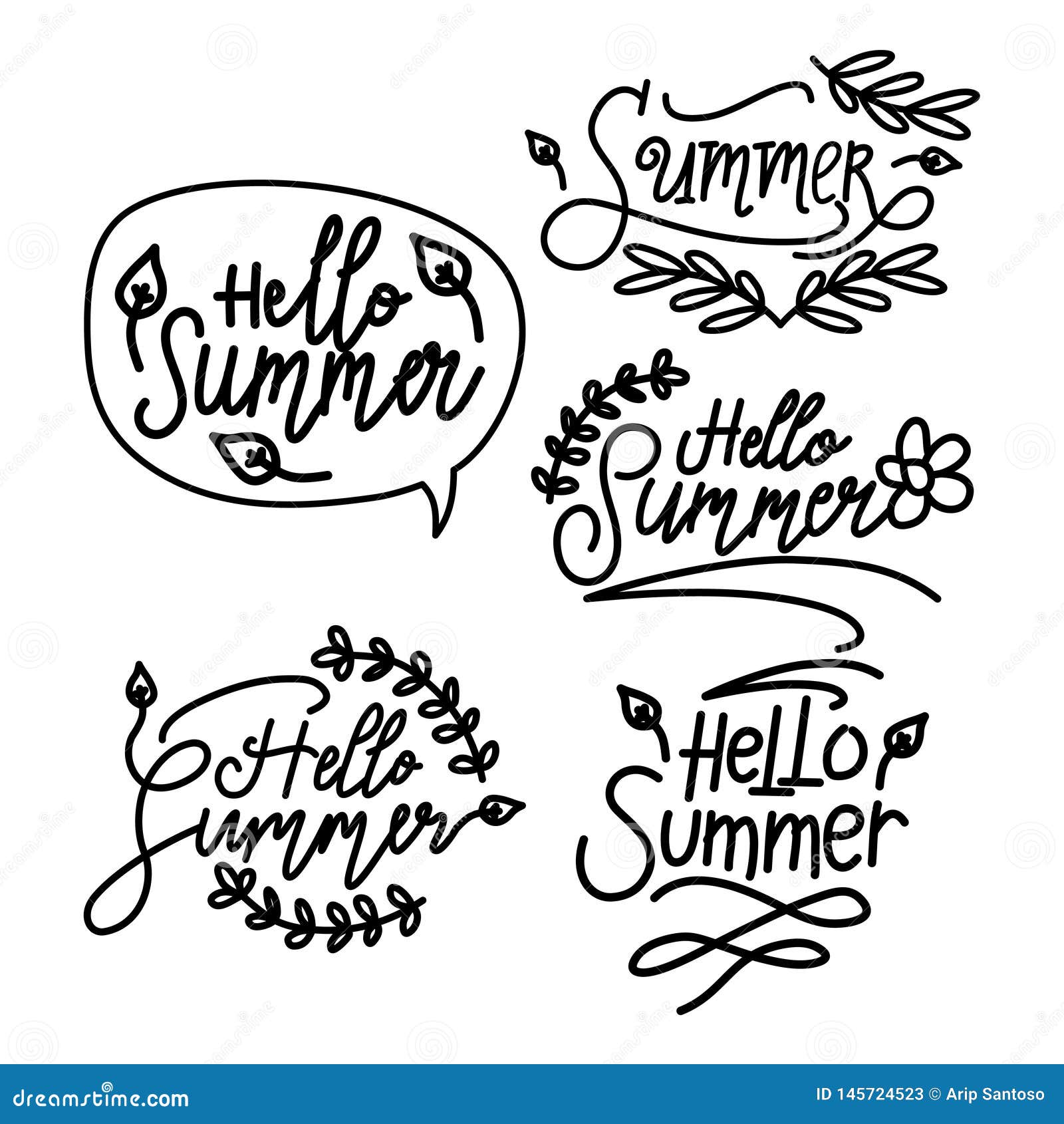 Summer Script Writing Font Word Text Words Season Calligraphy Fonts ...
