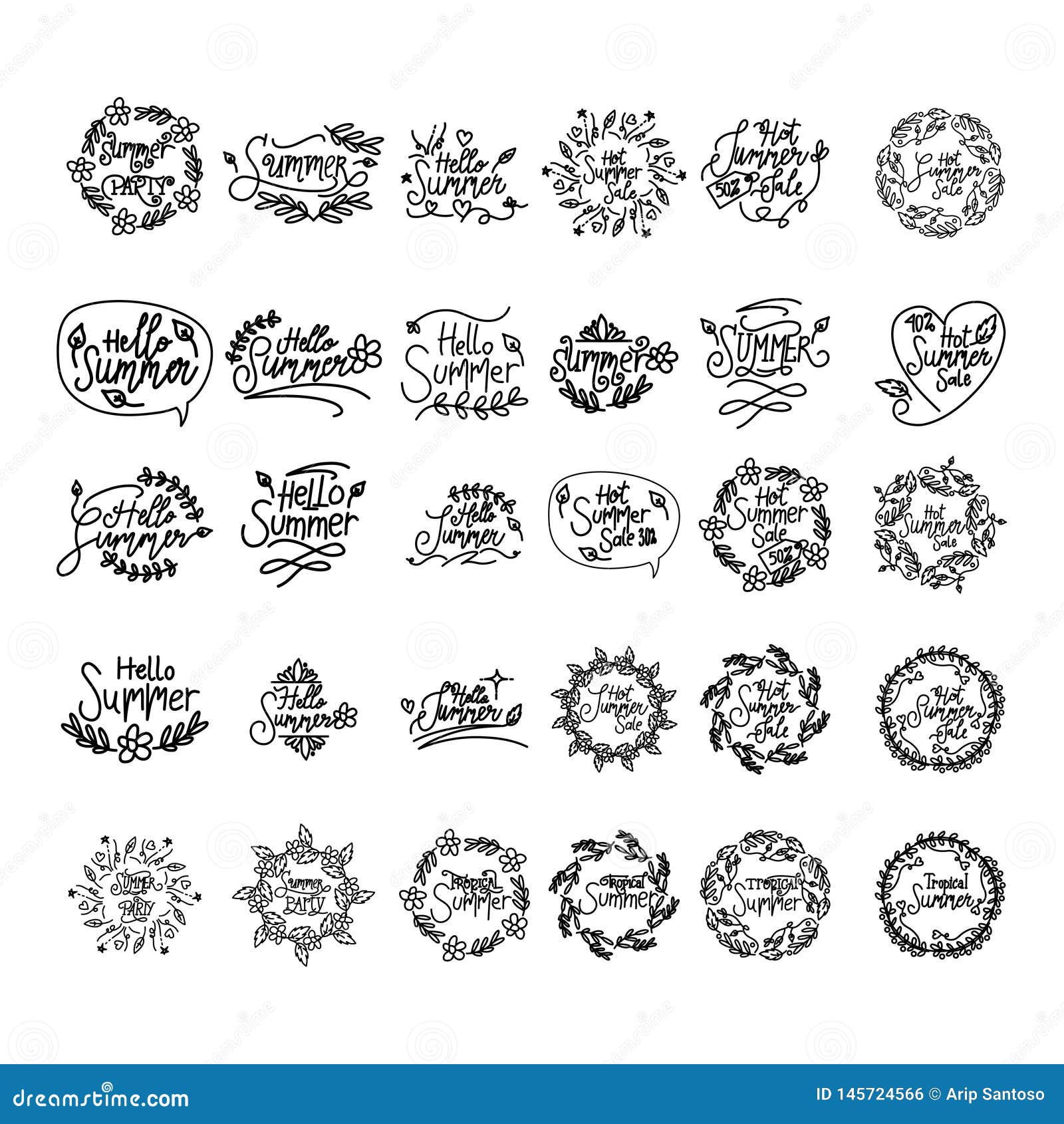 Summer Script Writing Font Word Text Words Season Calligraphy Fonts ...