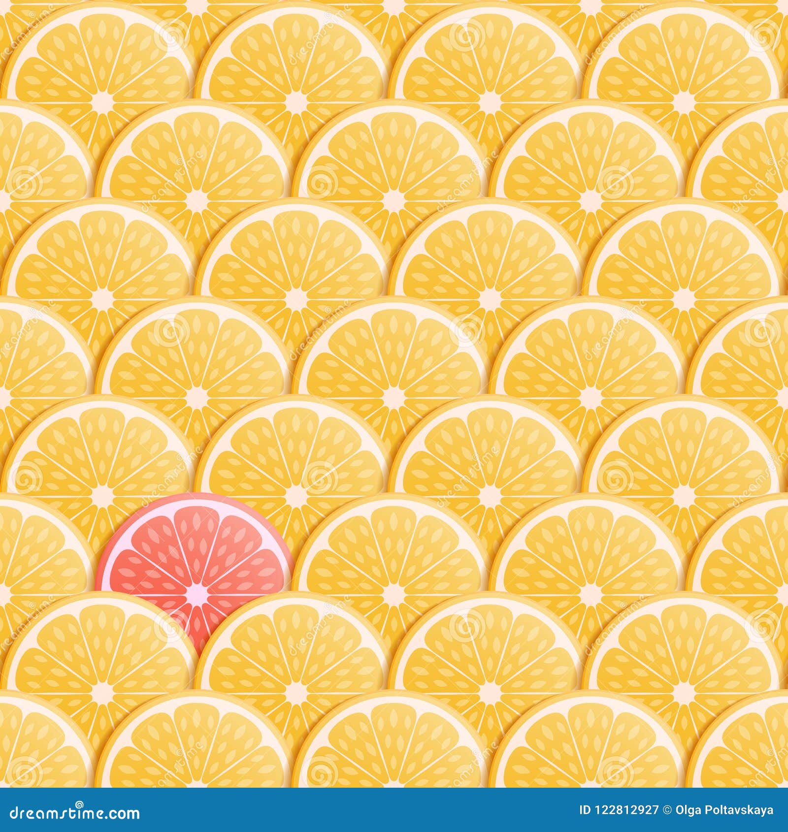 Summer seamless background stock vector. Illustration of juicy - 122812927
