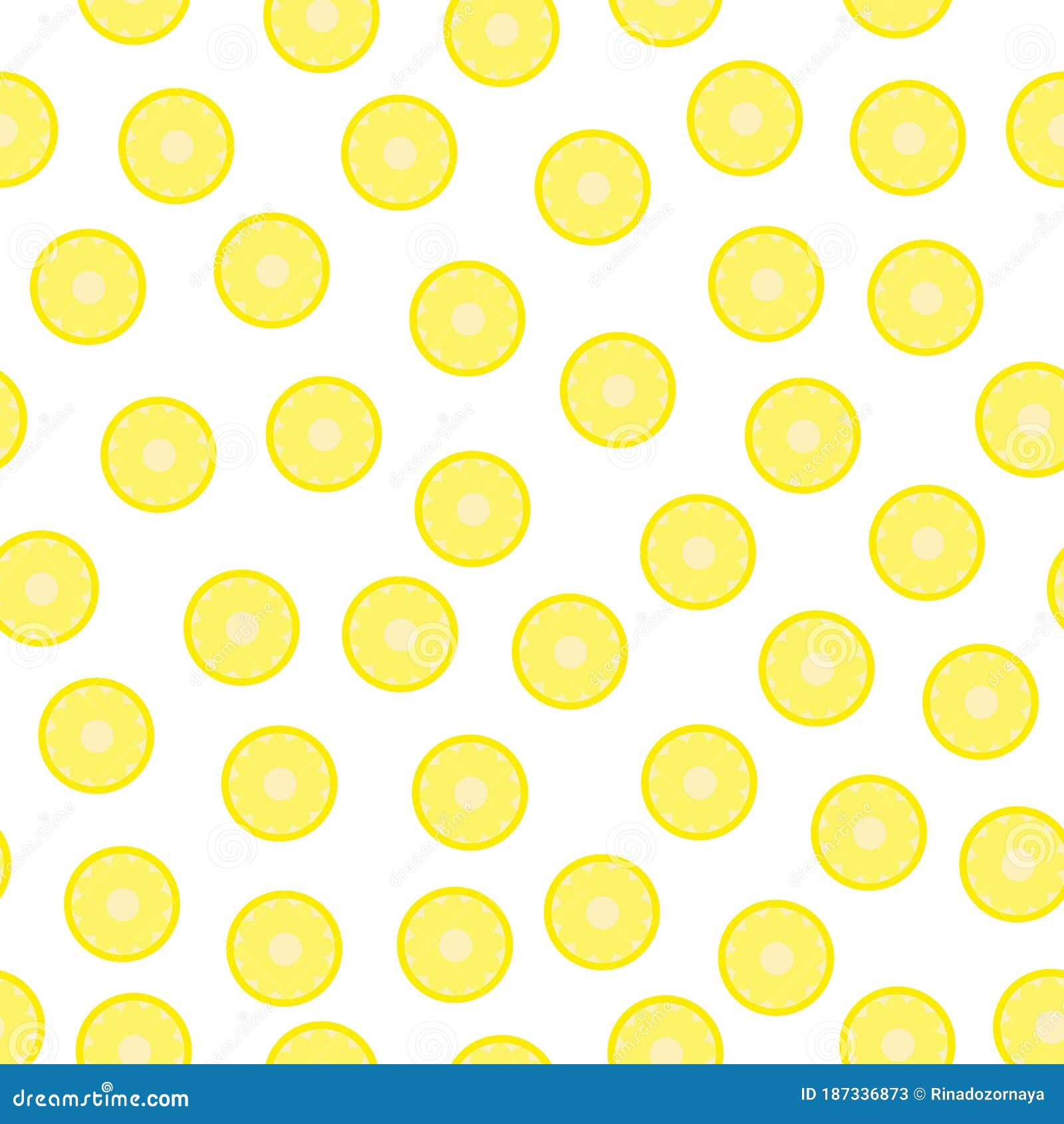 Summer Seamless Pattern with Orange on White Background Stock ...