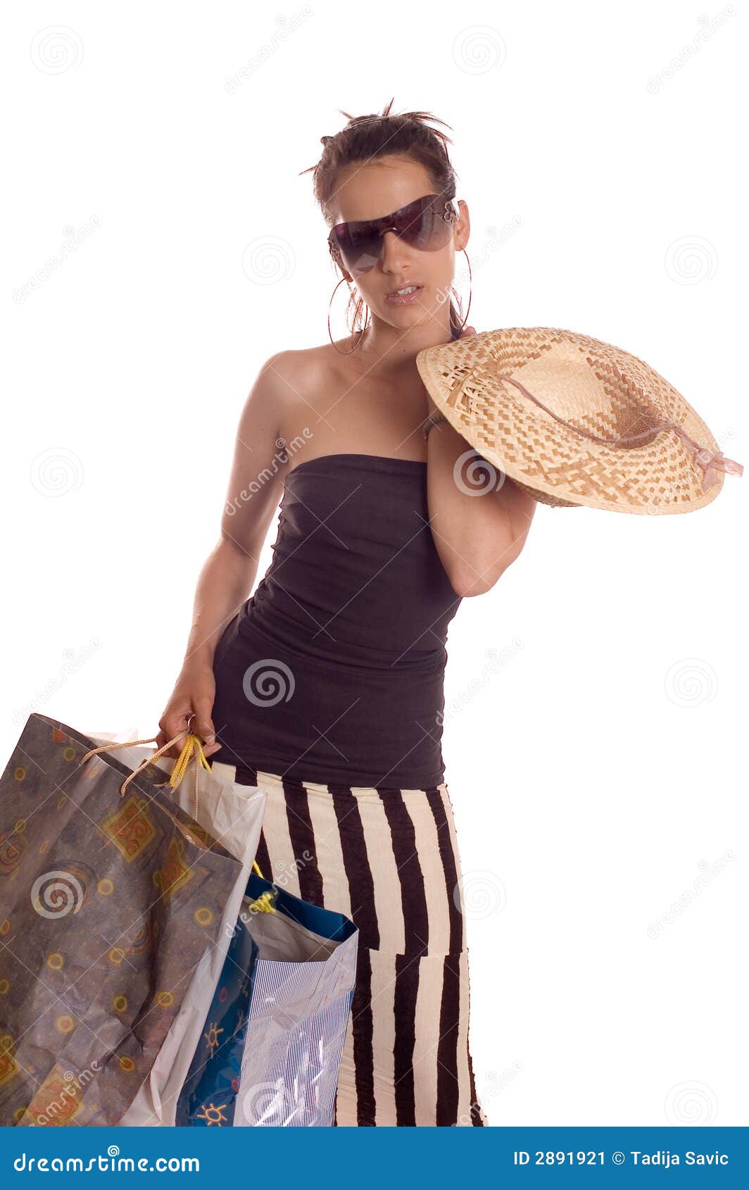 Summer shopping stock image. Image of face, pretty, fashion - 2891921