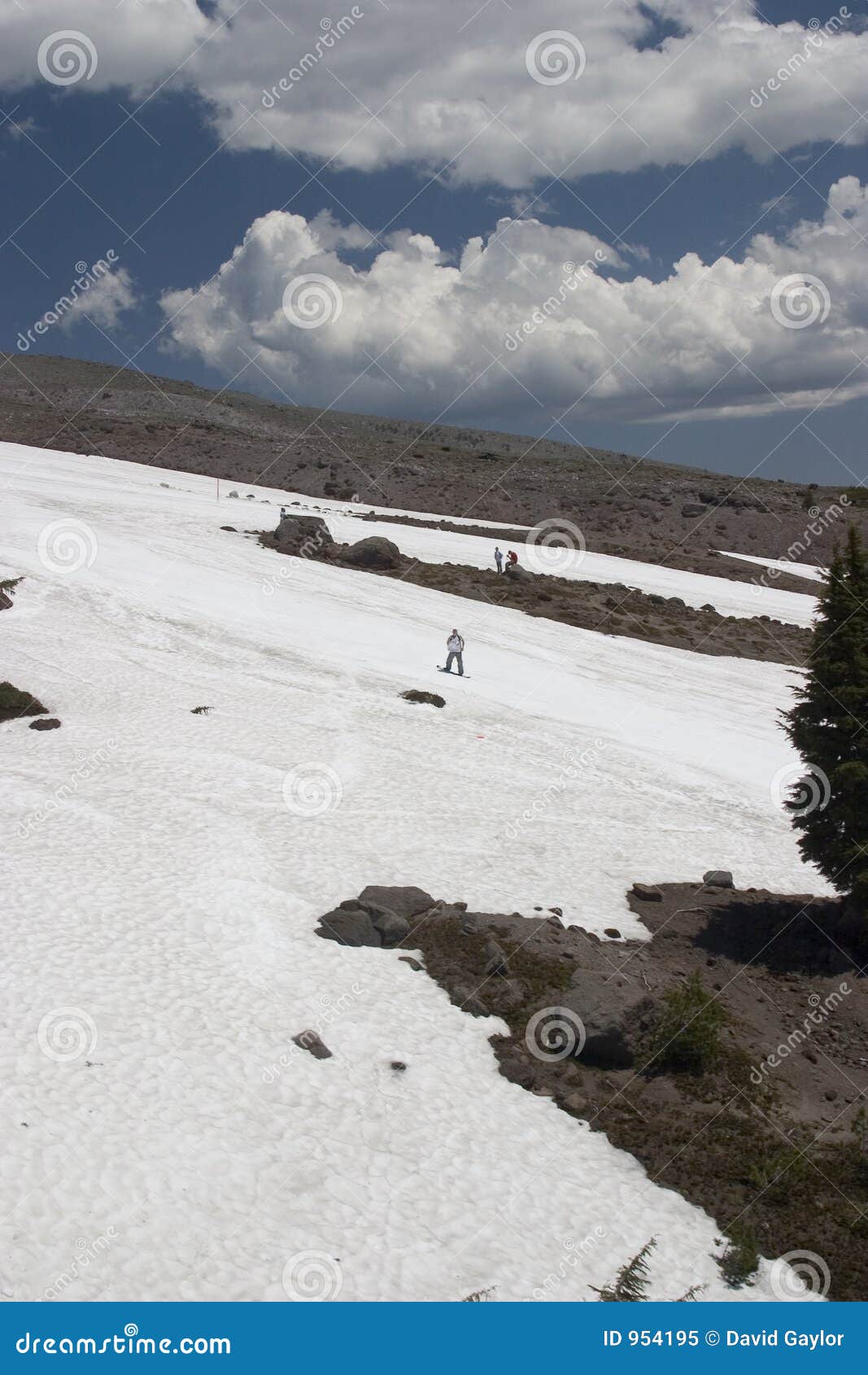 Summer skiing on Mt Hood stock image. Image of summer, sport - 954195
