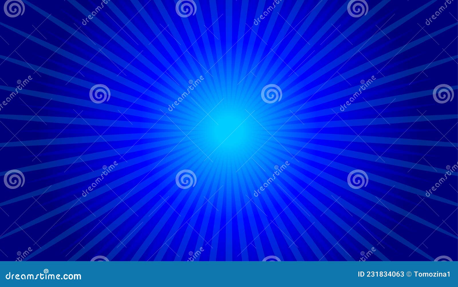 Summer Sky with Rays Abstract Banner Stock Vector - Illustration of ...