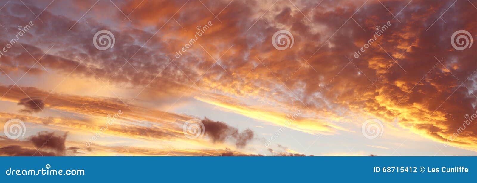 Summer sky stock photo. Image of warm, sunset, light - 68715412