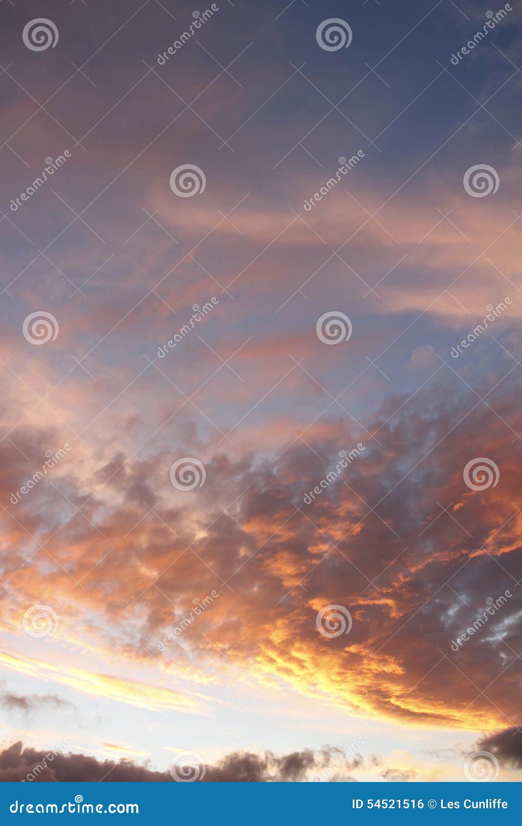 Summer sky stock photo. Image of glowing, clouds, nature - 54521516