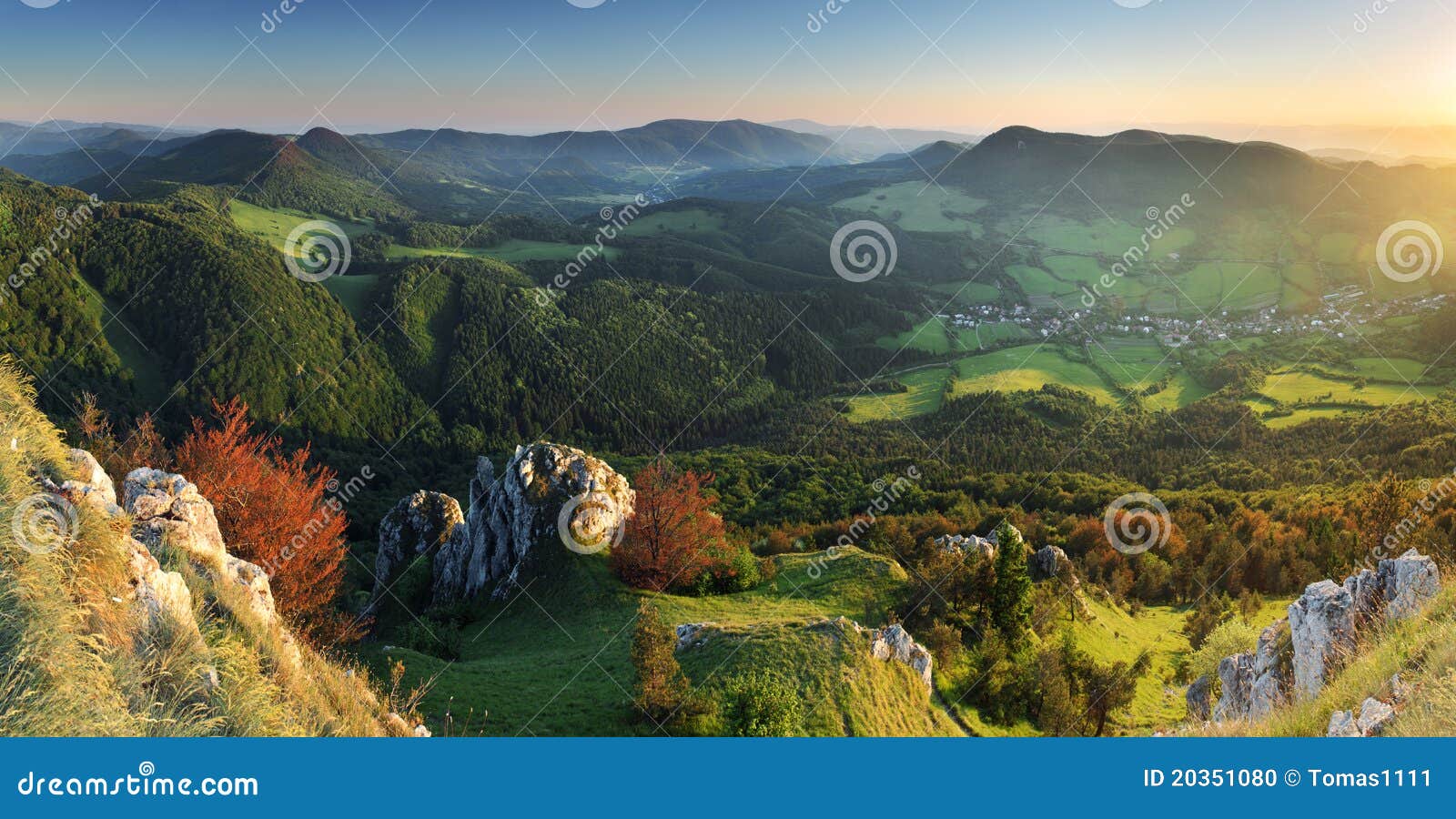 Summer in Slovakia Mountain Fatras Stock Photo - Image of landscape ...