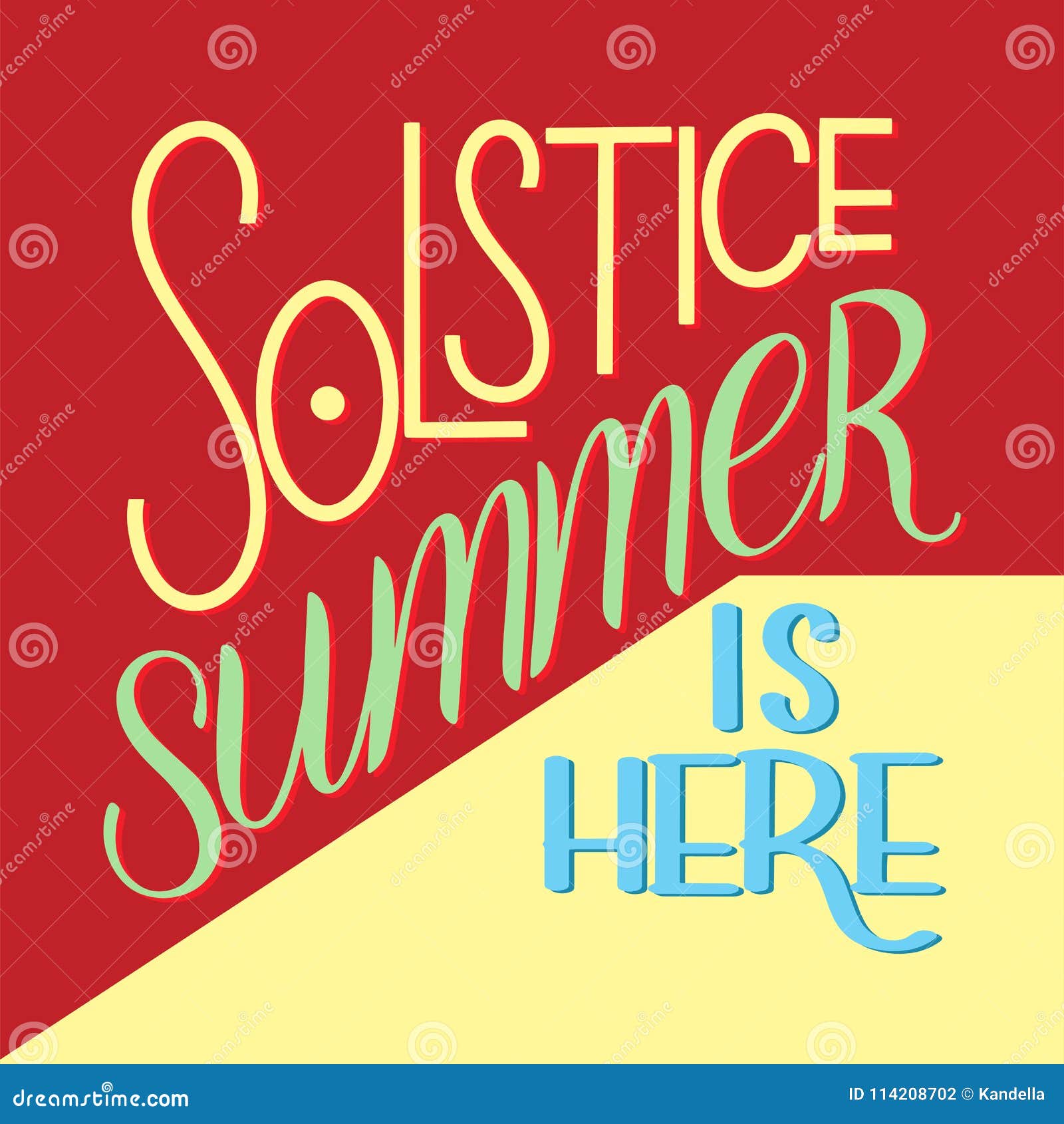 Summer solstice lettering stock vector. Illustration of festival ...