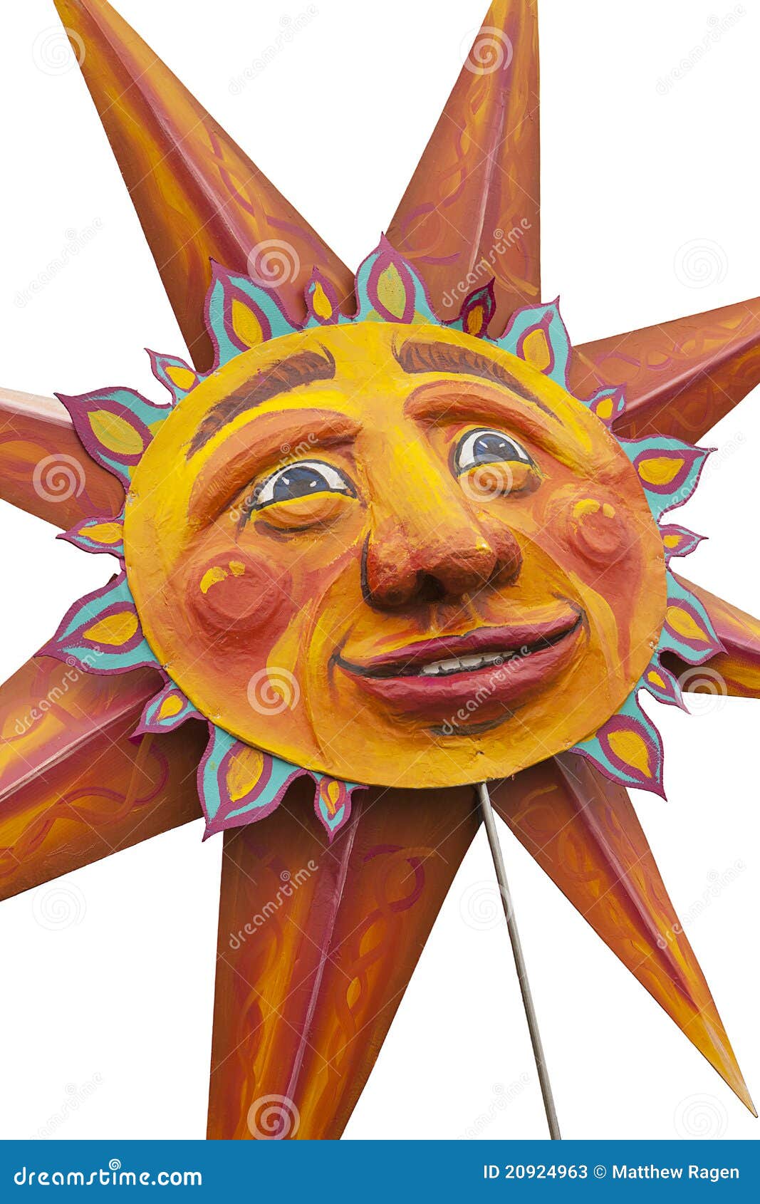 Summer Solstice Sun Prop stock image. Image of white - 20924963