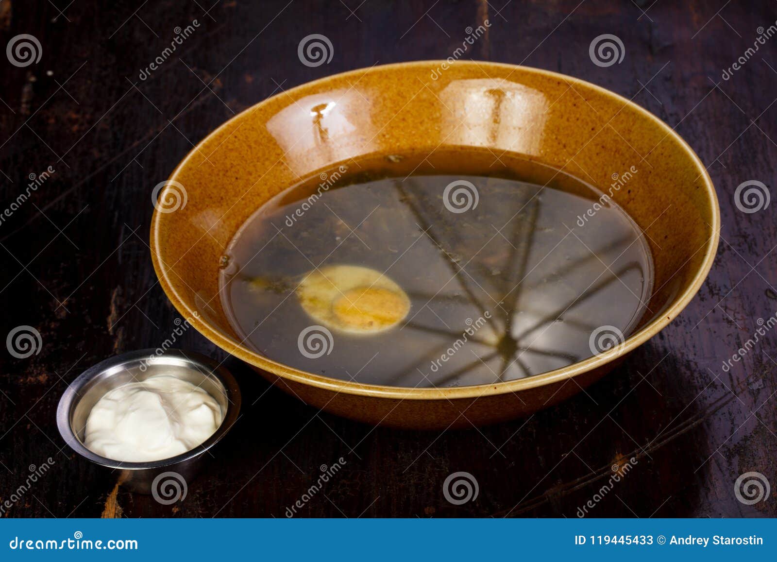 Summer Sorrel soup stock image. Image of table, delicious - 119445433