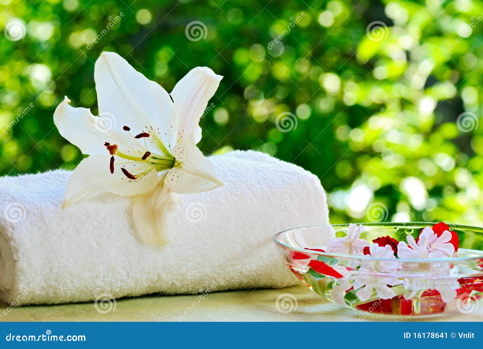 Summer spa stock image. Image of scented, reflecting - 16178641