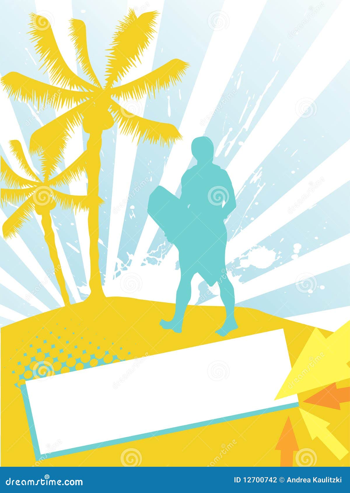 Summer - sport background stock vector. Illustration of ocean - 12700742