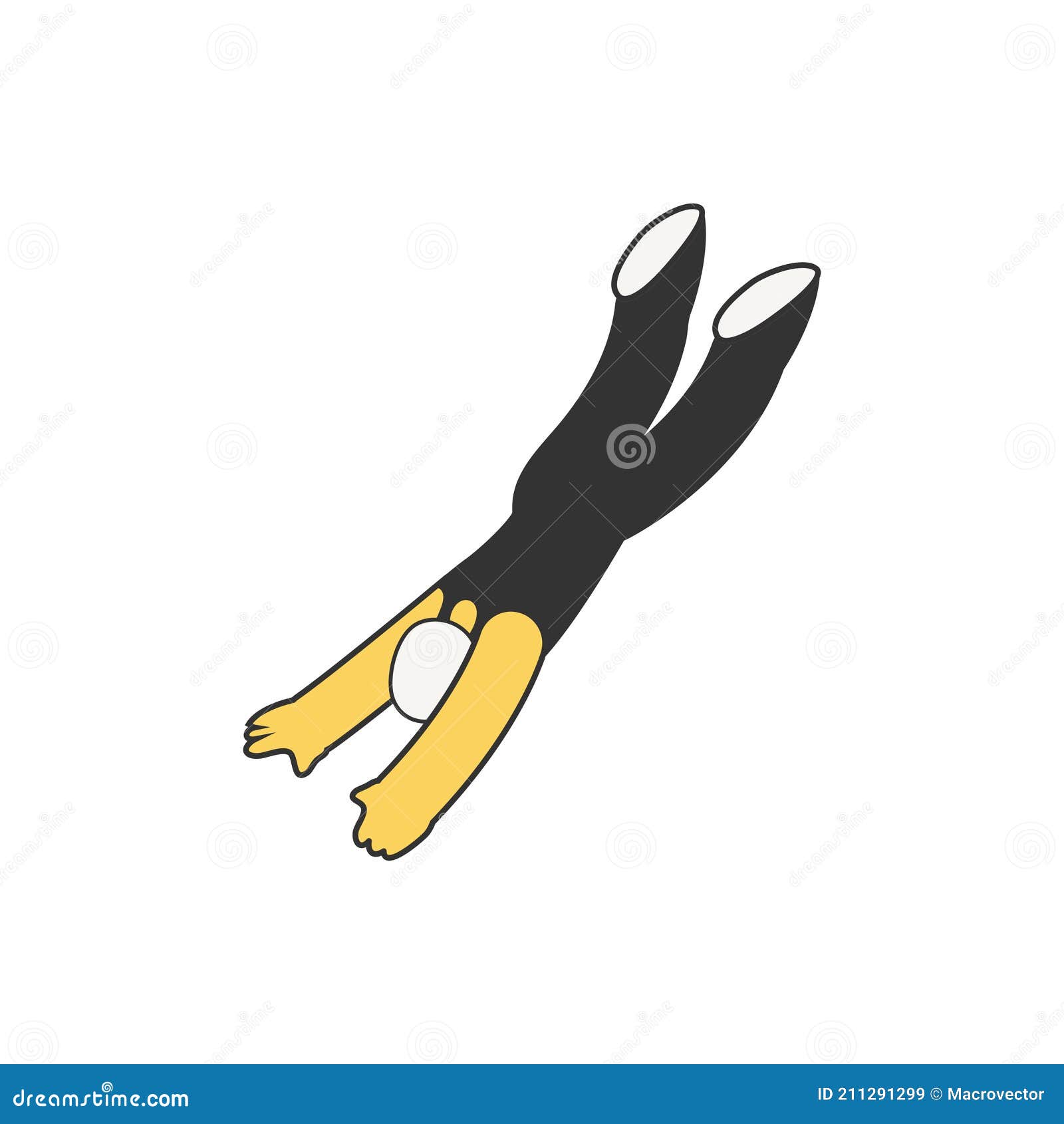 Falling Upside Down Composition Stock Vector - Illustration of person ...