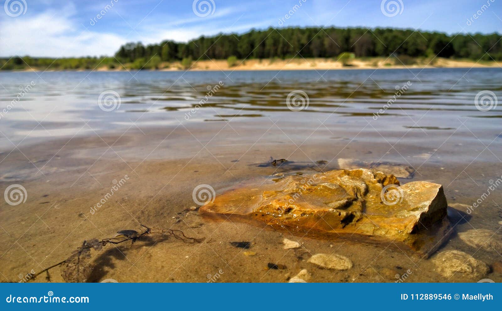 Summer stone stock photo. Image of trees, landscape - 112889546