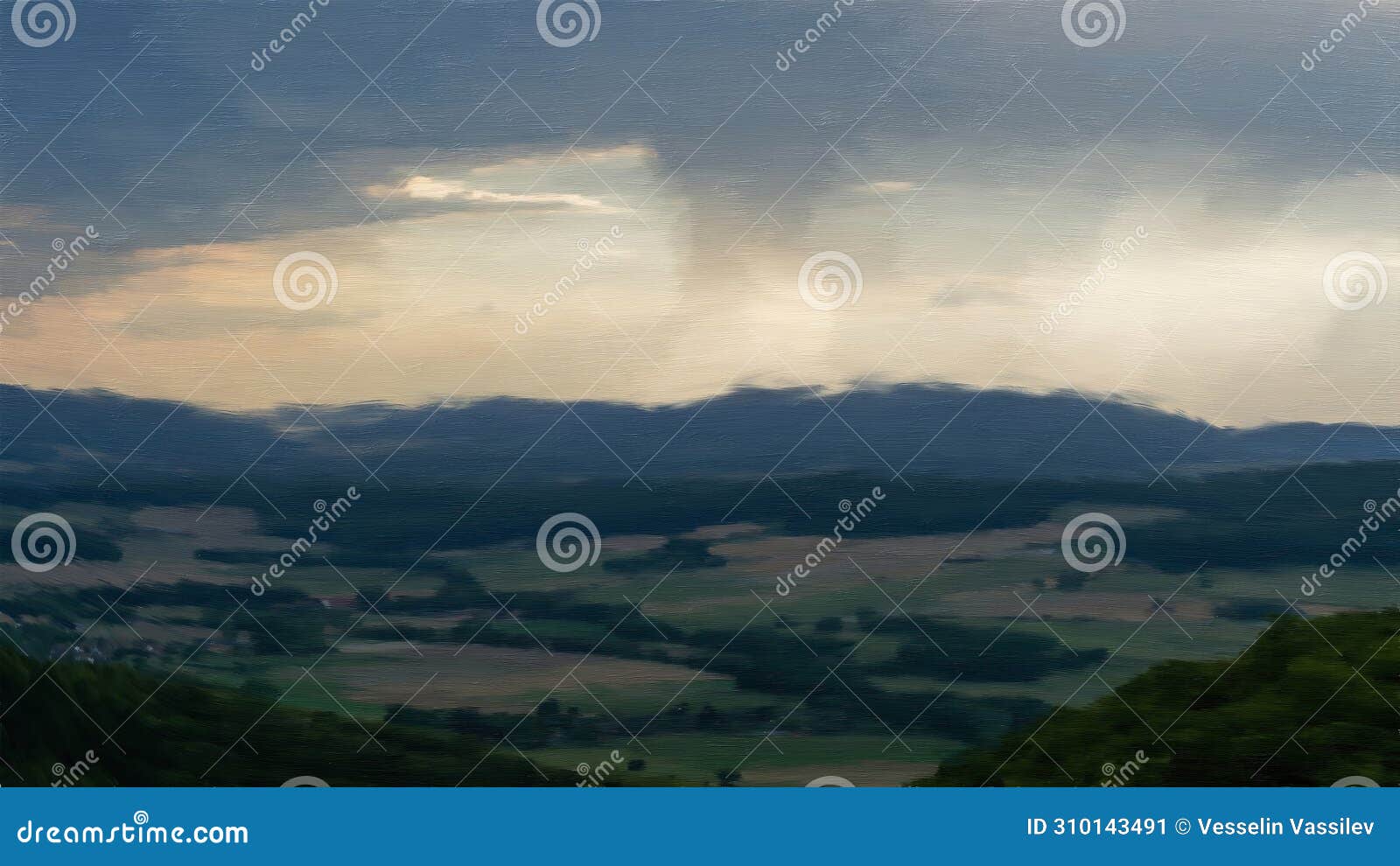 Summer Storm on a Hot August Day Stock Image - Image of horizon, coast ...
