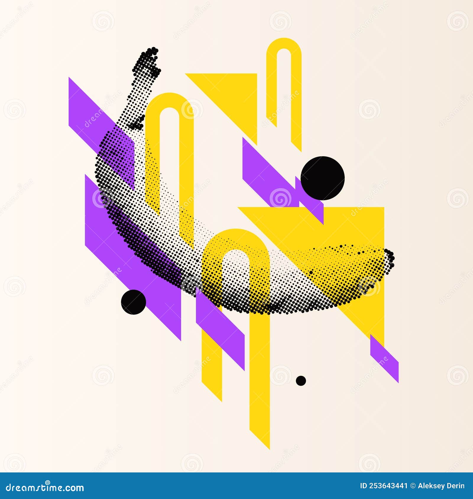 Summer Stylish Poster, Trendy Graphics. Modern Vector Illustration ...