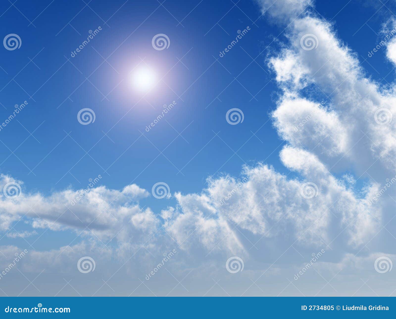Summer sun stock illustration. Illustration of bright - 2734805