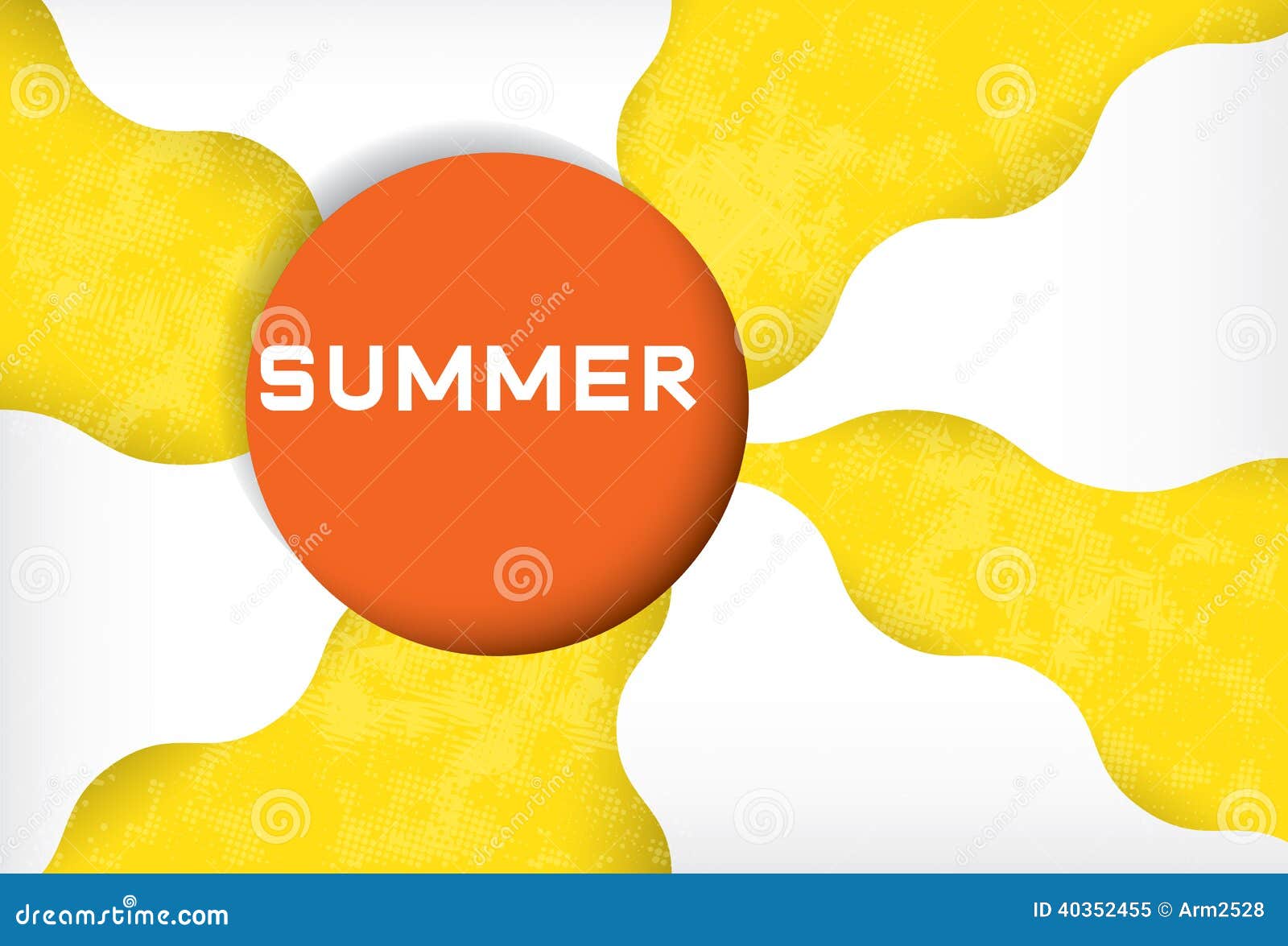 Summer sun stock vector. Illustration of style, background - 40352455