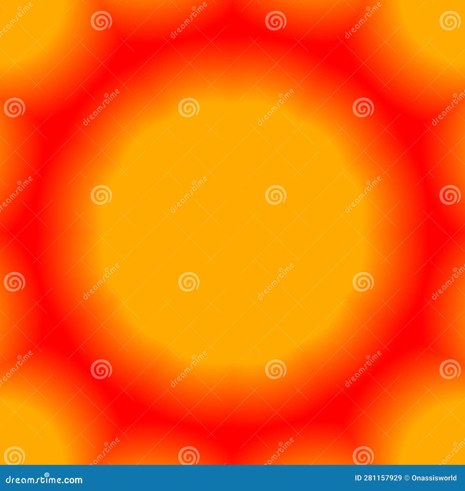 Summer Sun Abstract Background Shapes and Blurs Stock Illustration ...