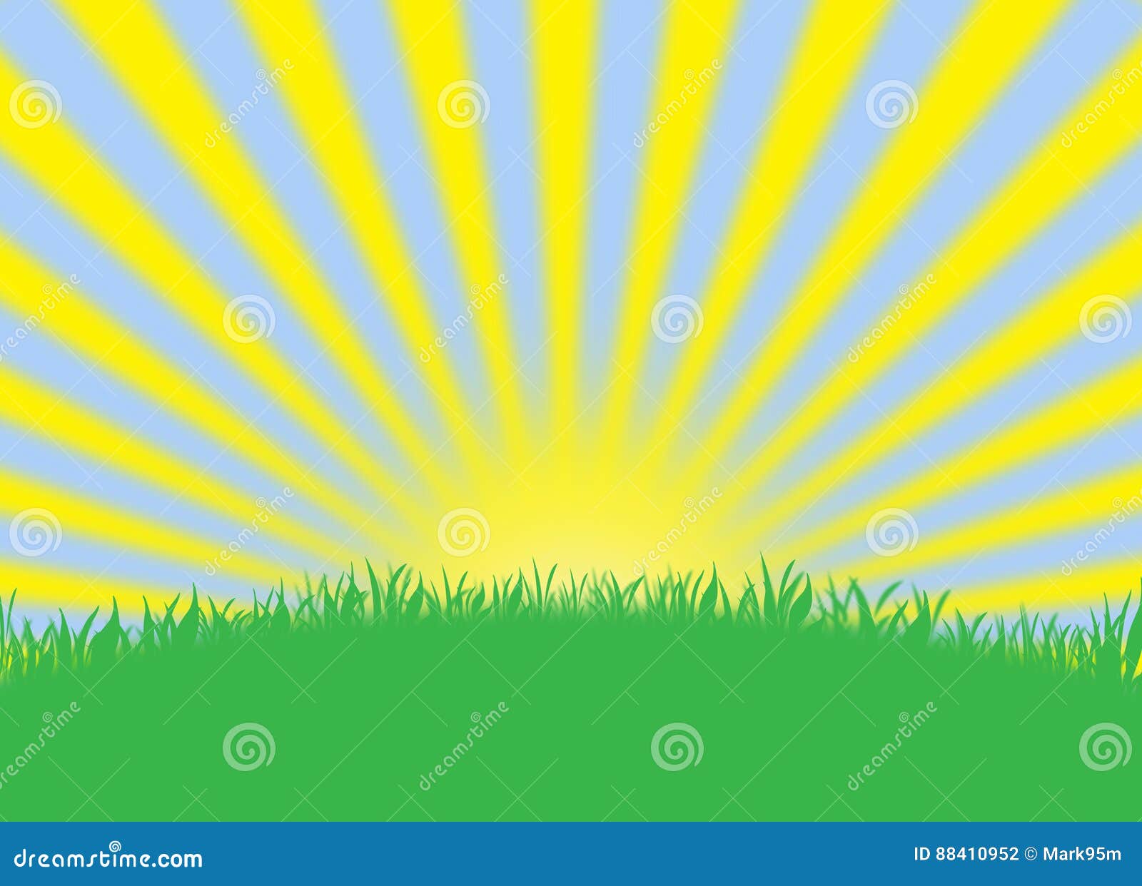 Summer Sun Effect Style Wallpaper Background Stock Illustration ...
