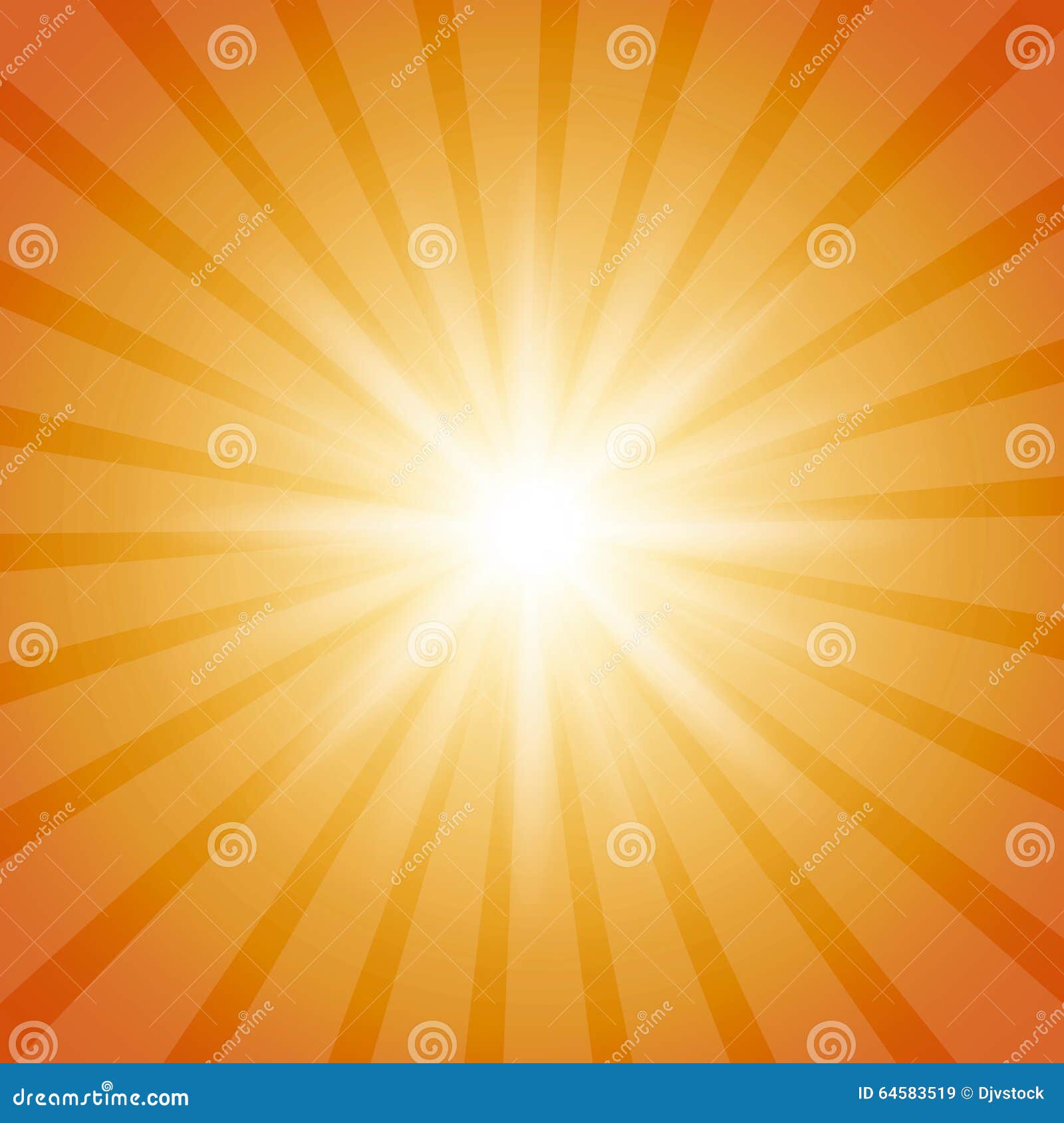 Summer and sun stock illustration. Illustration of sunrays - 64583519