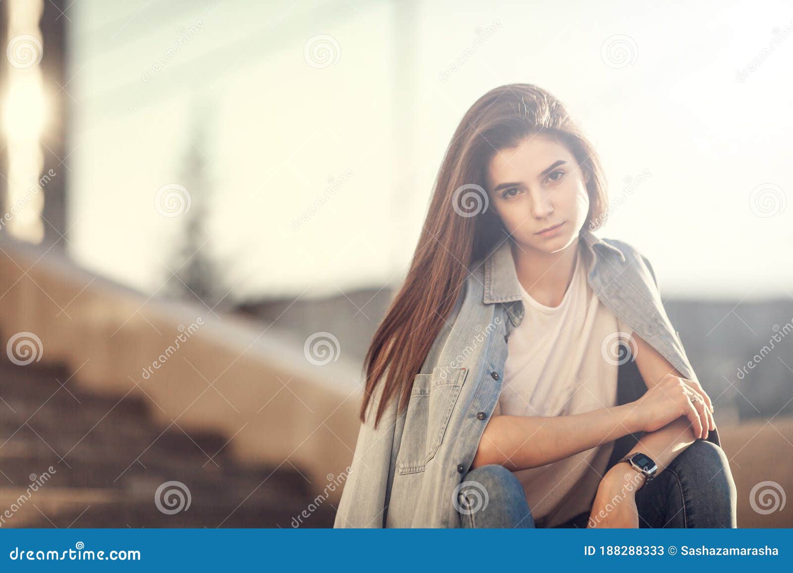 Summer Sunny Lifestyle Fashion Portrait. Young Stylish Hipster Woman ... Summer Sunny Lifestyle Fashion Portrait. Young Stylish Hipster Woman ...