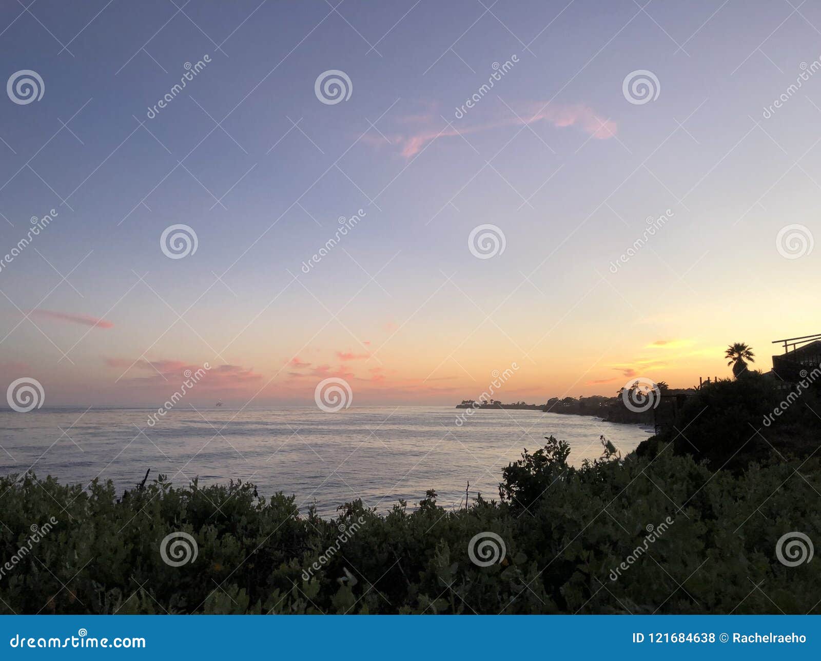 Summer Sunset in Isla Vista Stock Photo - Image of goleta, vista: 121684638