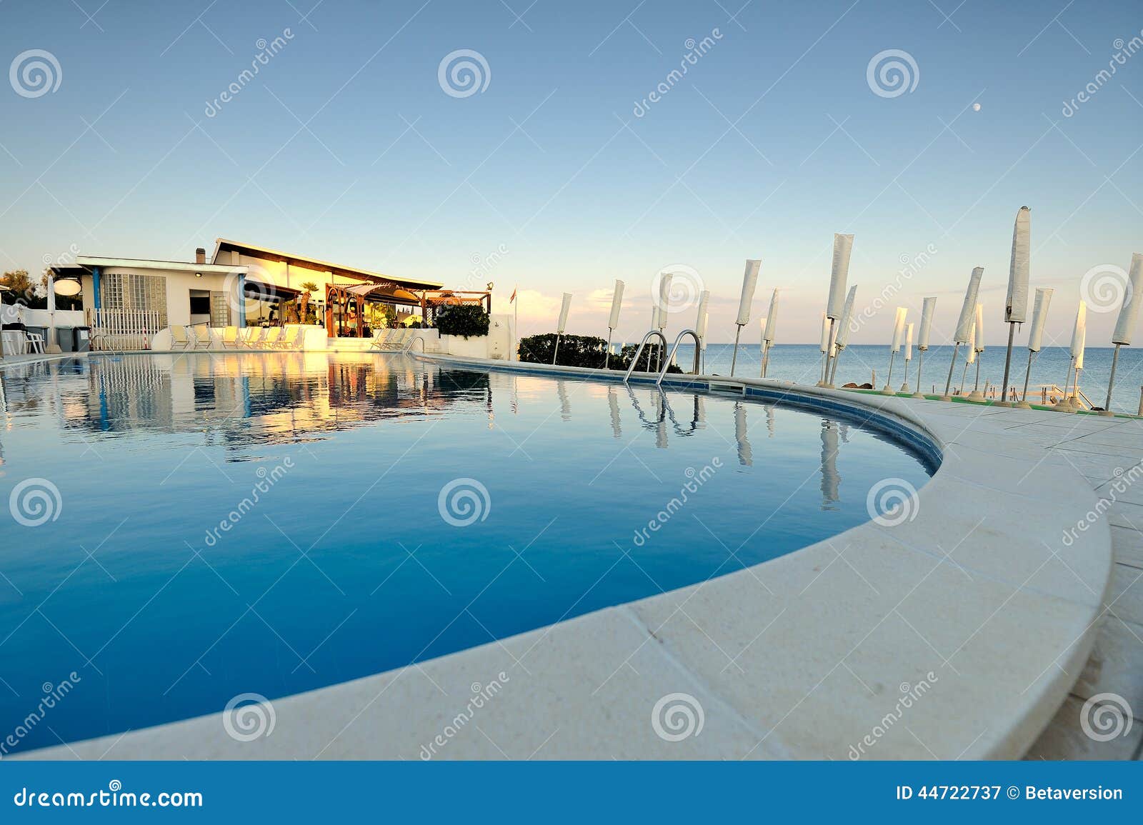 Summer swim pool stock image. Image of hotel, architecture - 44722737