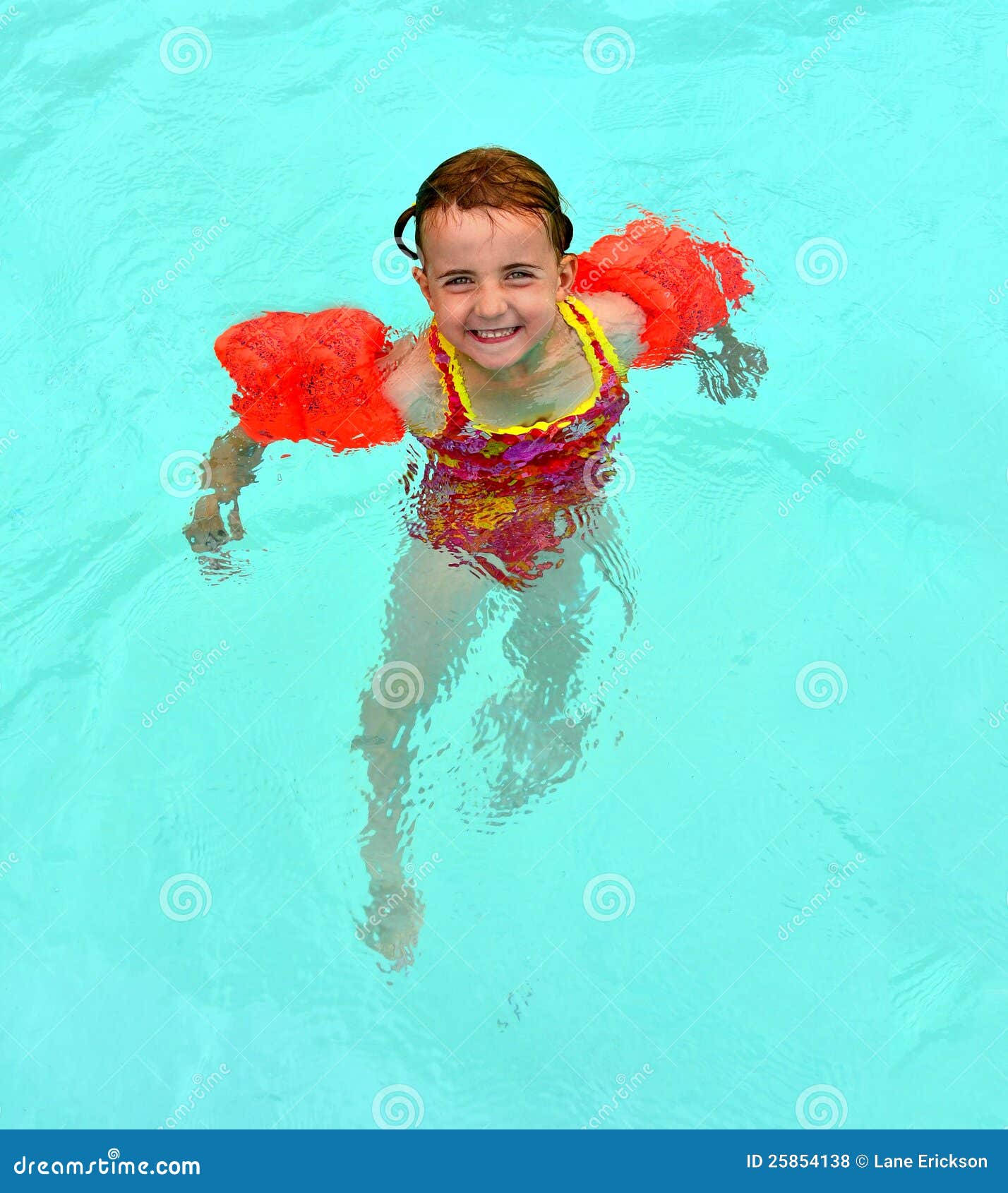 Summer Swimming Fun stock photo. Image of hair, blue - 25854138