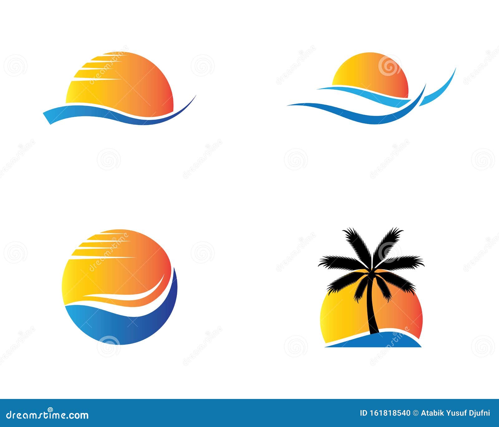 Summer Symbol Vector Icon Illustration Stock Vector - Illustration of ...