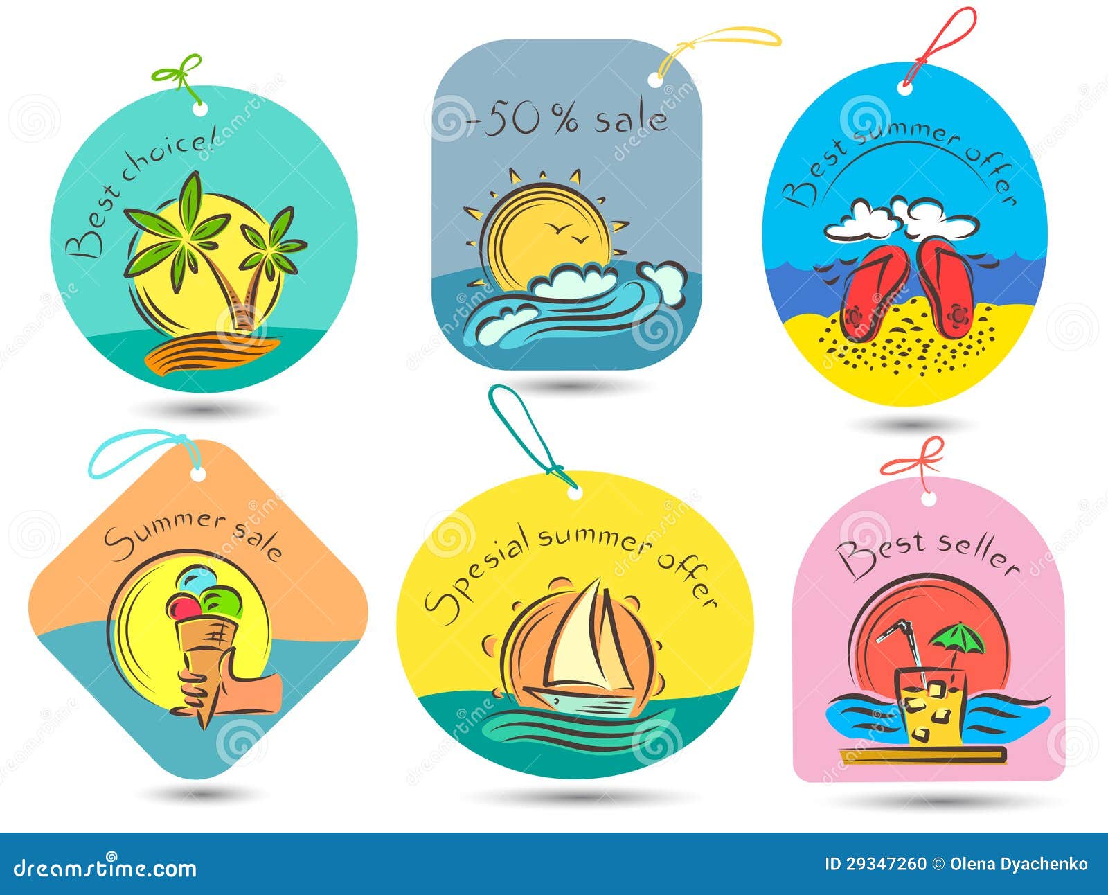 Summer tags stock vector. Illustration of island, cruise - 29347260